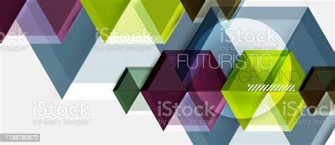 밝은 색상 육각 기하학적 구성 배경 비즈니스 프리젠 테이션 템플릿 0명에 대한 스톡 벡터 아트 및 기타 이미지 0명 과학 구도 Istock