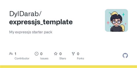 Github Dyldarabexpressjstemplate My Expressjs Starter Pack