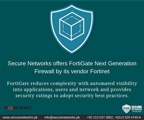 Secure Networks Offers Fortigate Firewall Rashid Ahmed