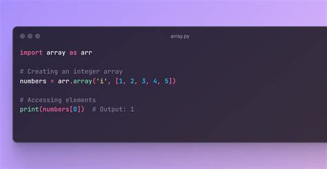 📐 python tip working with arrays 📐 did you know python has a built in