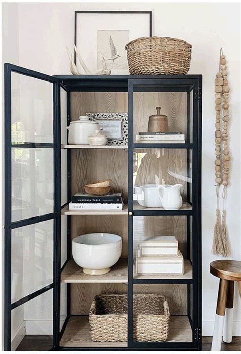 Glass Cabinet Decor Ideas
