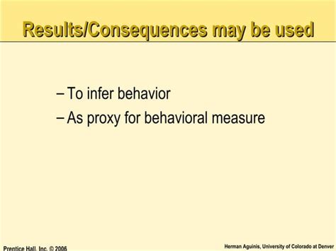 define performance and choosing a measurement approach ppt resume