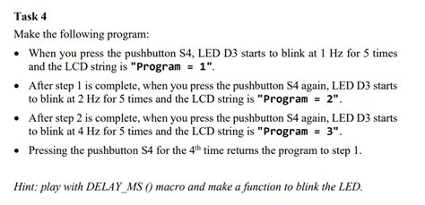 Solved Make The Following Program When You Press The Chegg