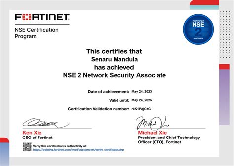 Im Happy To Share That Ive Obtained A New Certification Nse 2 Network Security Associate From