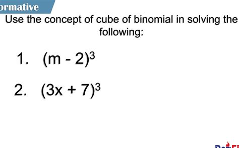 Use The Concept Of Cube Of Binomial In Studyx