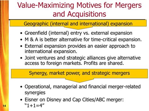 PPT - Mergers, Acquisitions, and Corporate Control PowerPoint Presentation - ID:527128
