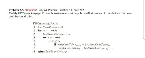 Solved Problem 3-5. (10 points) Jones & Pevzner, Problem | Chegg.com