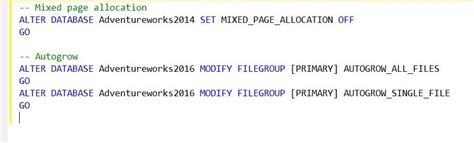 Sql Server Introducing Autogrow And Mixed Page Allocations Options Traceflags Sql