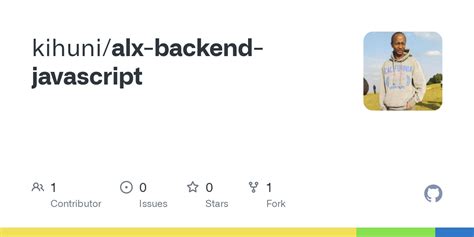 GitHub Kihuni Alx Backend Javascript