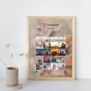 SPOTIFY INSTAGRAM GOOGLE Canva Frame Editable Canva Template Collage