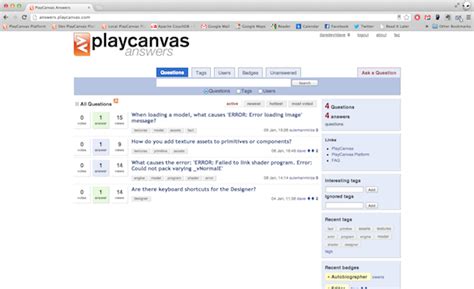 Playcanvas Community Part 1 Announcing Playcanvas Answers