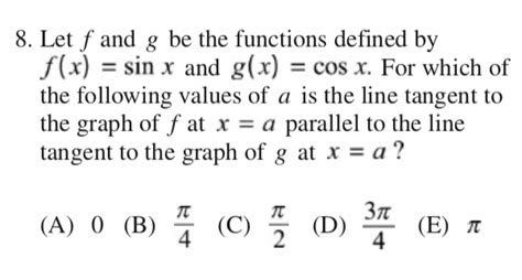 Solved Let F And G Be The Functions Defined By F X Chegg