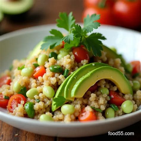 Easy Bright Avocado Quinoa Salad With Lime Cilantro My Goto