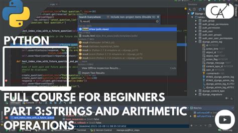 Python For Beginners Part 3 Strings And Arithmetic Operations
