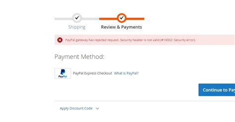 How To Quickly Fix Paypal 10002 Security Error