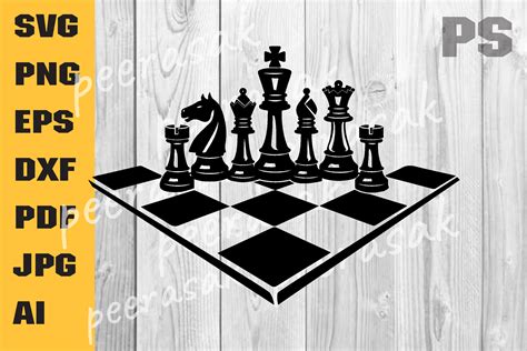 Chess Game Svg Chess Board Svg Graphic By Ilukkystore Creative Fabrica