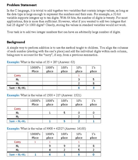 Solved Problem Statement In The C Language It Is Trivial To