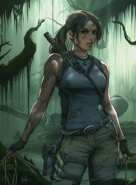 Lara Croft Tomb Raider Drawn By Illyne Cosplay Danbooru