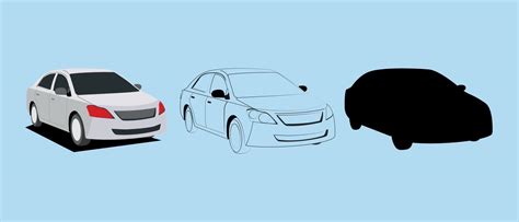 carros de diferente tipos de ilustraciones conjunto lado ver de sedán Vector en Vecteezy