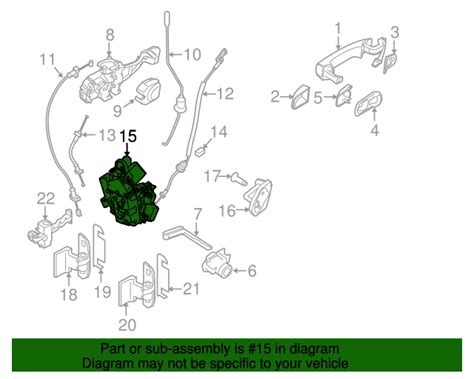 Volvo Oem Door Lock Actuator Motor Part 31416685 Oem Vehicle Parts