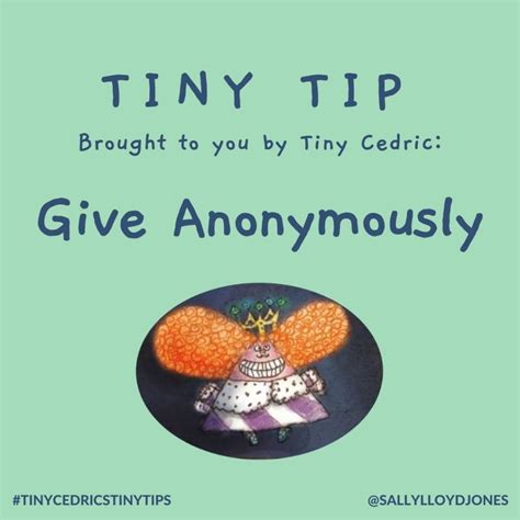 Tiny Cedrics Twelve Tiny Tips Sally Lloyd Jones