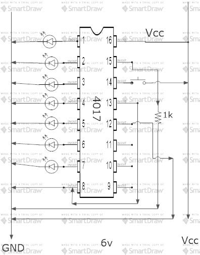How To Make Led Chaser Using Cd 4017 Ic