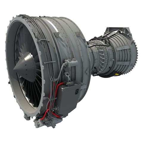 Turbofan Aircraft Engine Cfm56 Modelo 3d Descargar Motor On
