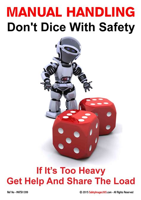 Shop Materials Handling Safety Posters In Uk Safety Posters