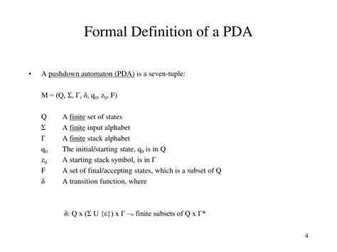 Ppt Pushdown Automata Pda Powerpoint Presentation Free Download