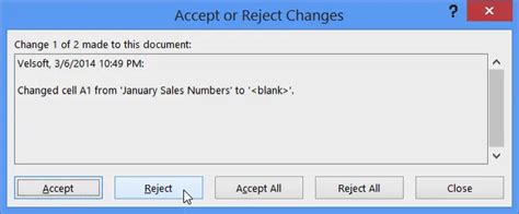 Tracking Changes In Microsoft Excel Training Connection