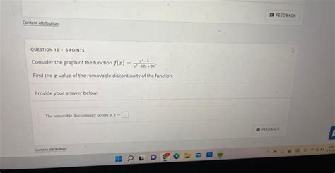 solved question 16 5 points consider the graph of the