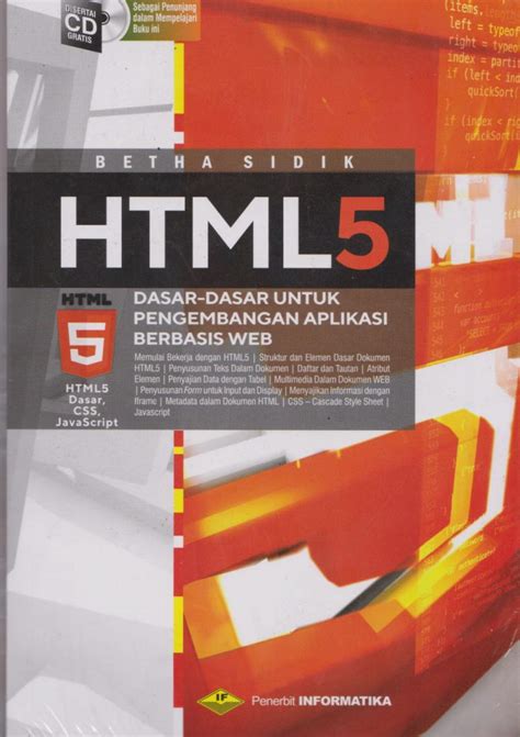 HTML Dasar Dasar Pengembangan Aplikasi Berbasis Web TOKO BUKU INFORMATIKA