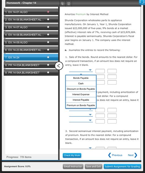 Homework Chapter 14 1 EX 14 01 ALGO Effect Of Chegg Com