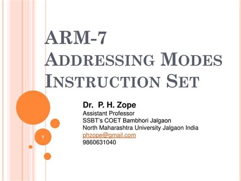 unit ii arm 7 instruction set pdf