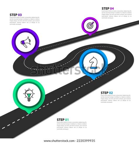 Infographic Template Icons 4 Options Steps Stock Vector Royalty Free 2220399935 Shutterstock