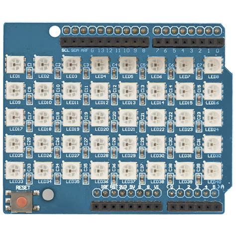Rgb Led Shield For Arduino Duinotech 8x5 — Folders