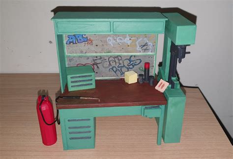 Rust Workbench Level Hand Painted Etsy
