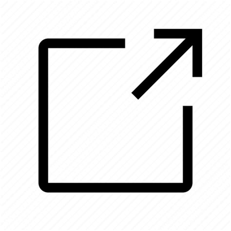 Browser Link New Open Open In New Window Icon