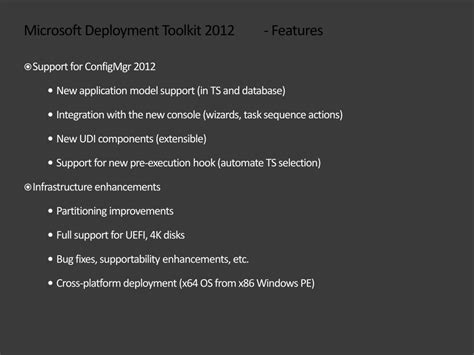 ppt mdt 2012 and configmgr 2012 operating system deployment updates powerpoint presentation