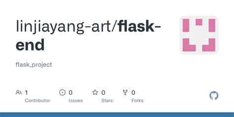 github linjiayang art flask end flask project