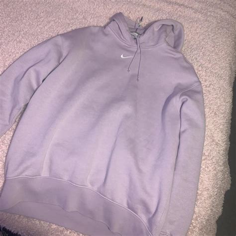 Nike Lilac Oversized Hoodie Size S 💜 Lilac Hoodie Depop