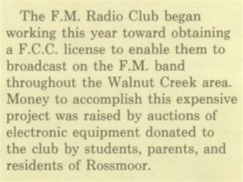 Lafayette History Rabbit Holes Acalanes Radio Station Kceq Del Valle