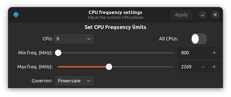 How Can I Easily Control CPU Speed On Ubuntu Ask Ubuntu