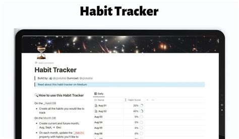 Relational Habit Tracker
