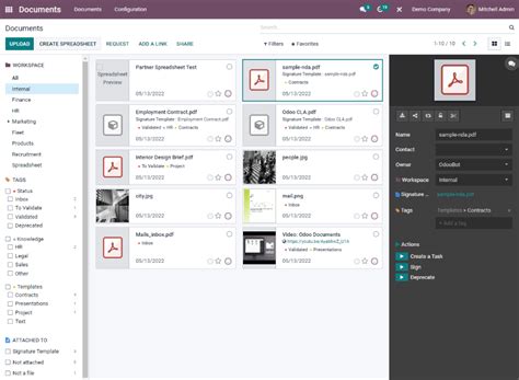 Odoo Document Module Midis
