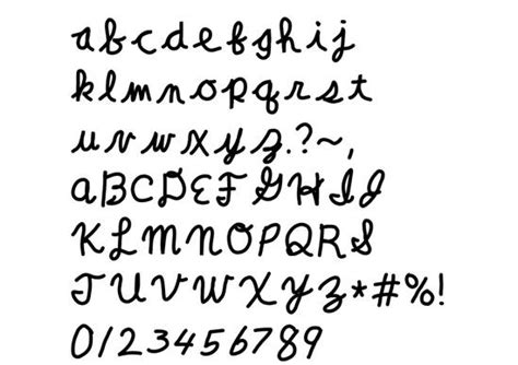 Cursive Font