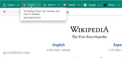 How To Enable Microsoft Edge Tab Previews