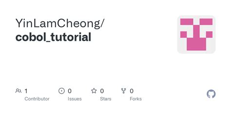 Github Yinlamcheongcoboltutorial