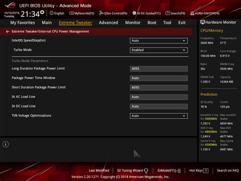Power Limit Throttling Fasragro