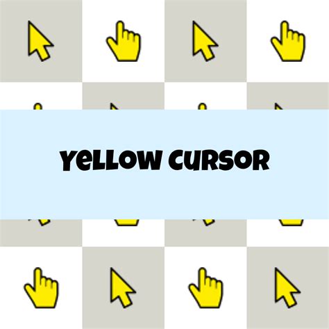 Custom Cursor Yellow Cursor Space